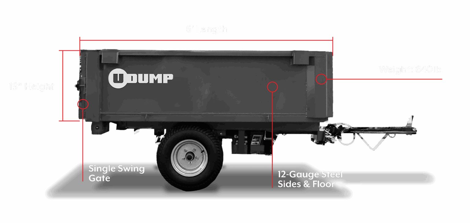 U-Dump ATV UTV Dump Trailers | Compact, Versatile & Durable