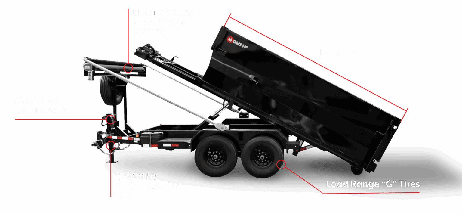 U-Dump Bumper-Pull Roll-Off Trailers | Heavy-Duty & Versatile