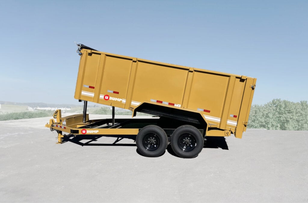 U-Dump Pro-Heavy Telescopic Low-Profile Dump Trailers | High-Capacity
